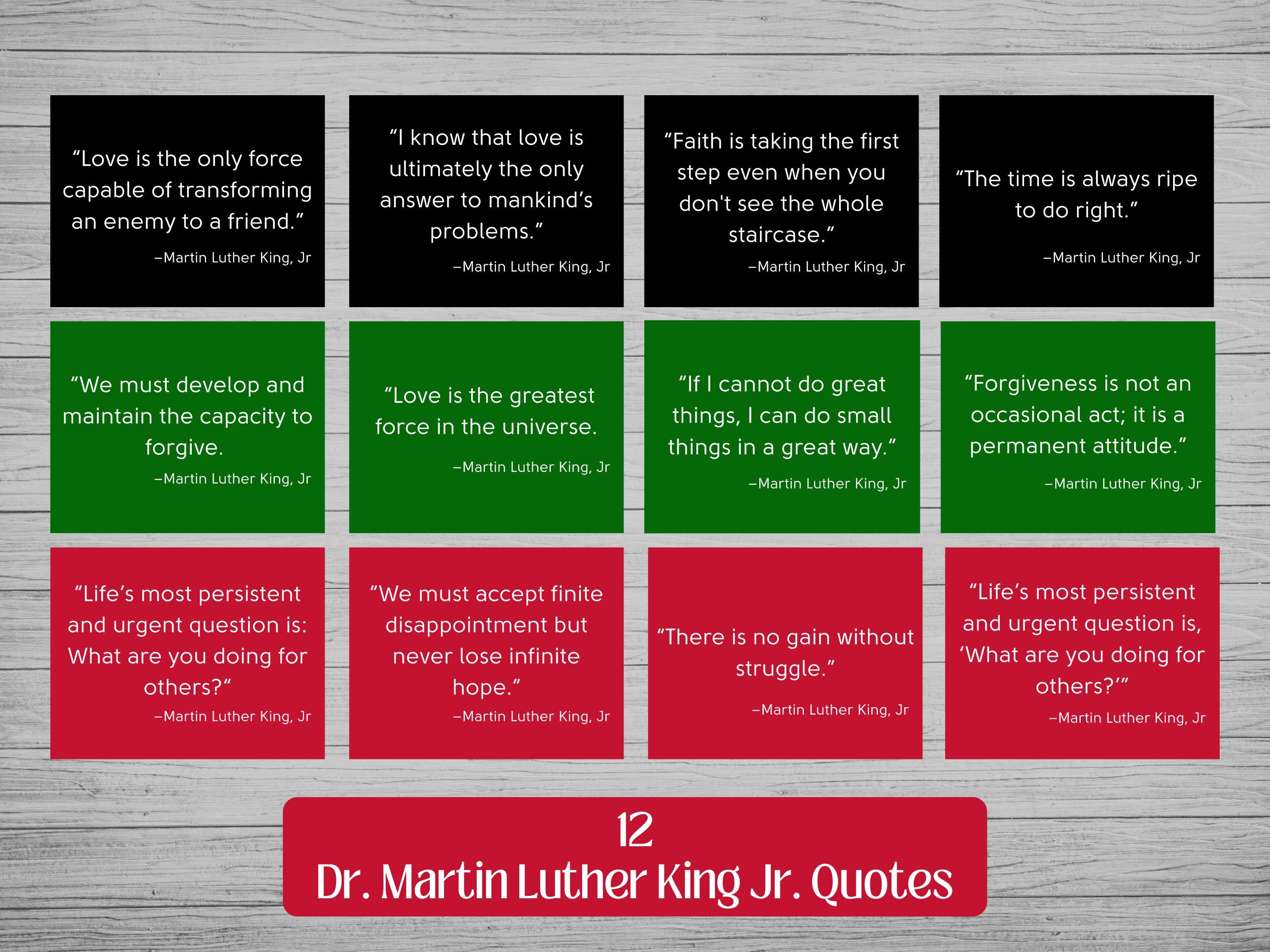 Martin Luther King Jr Bulletin Board Set | MLK Day | Black History ...