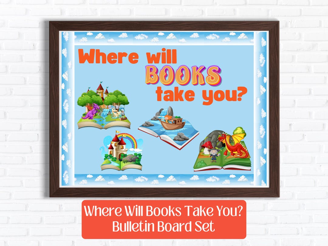 Read Across America Bulletin Board | Book Theme Decor (digital Download ...