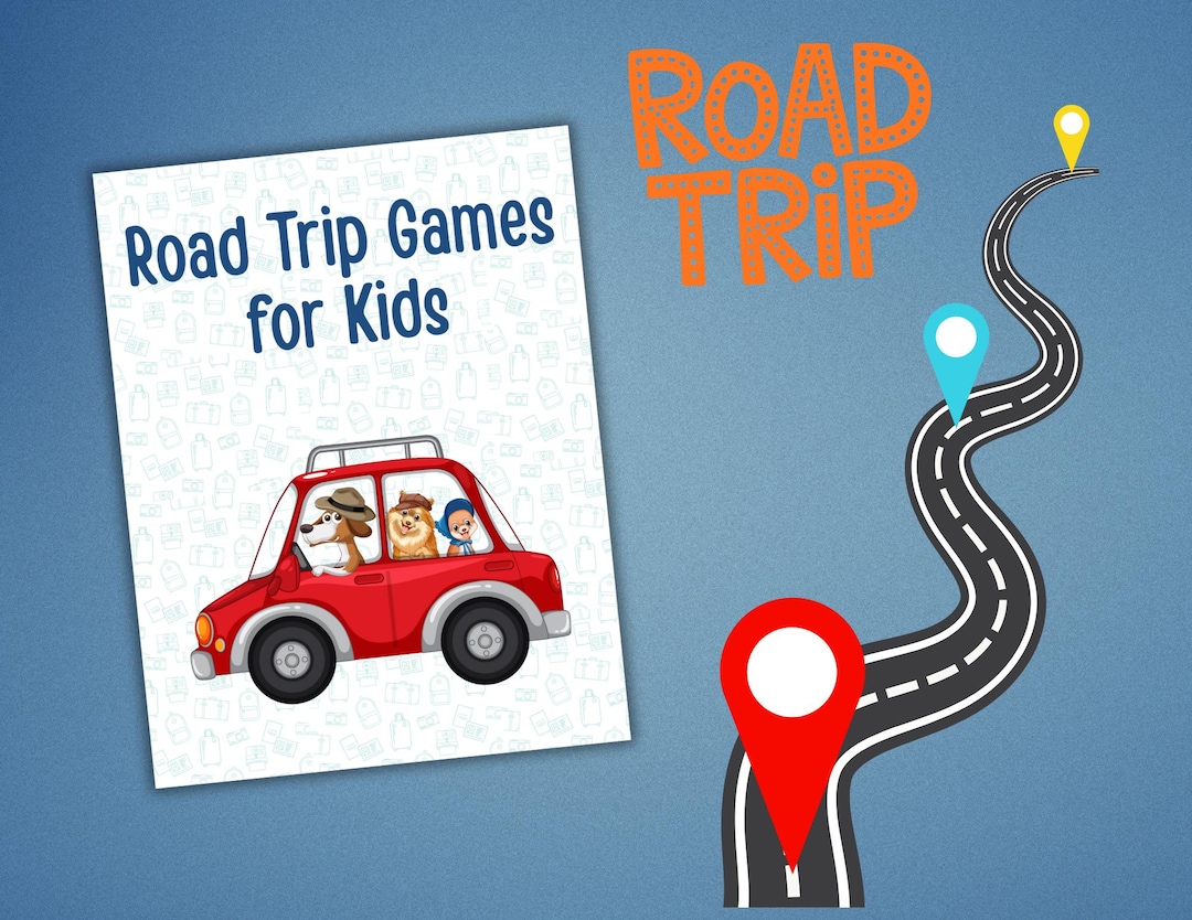 Kids Road Trip Games Bundle | Printable Travel Activities & Car Games ...