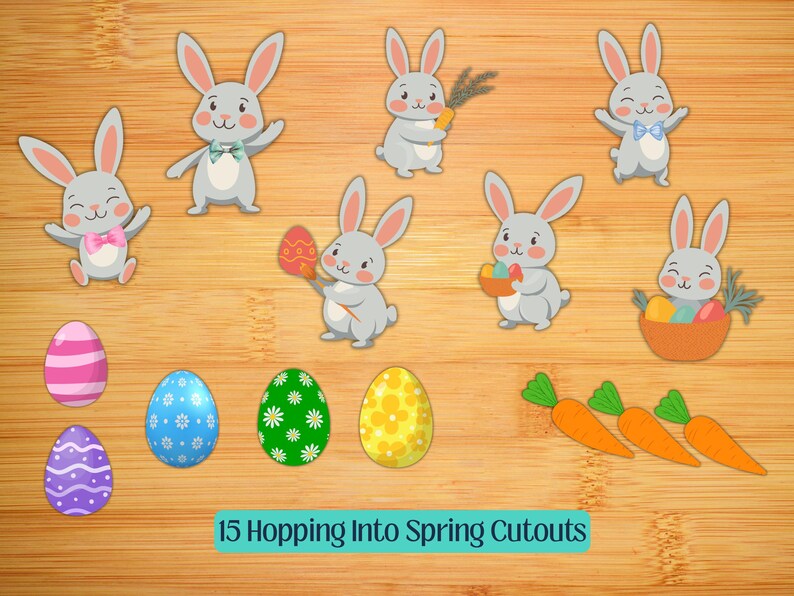 Hopping Into Spring Bulletin Board | Bunny Classroom Decor | Easter ...