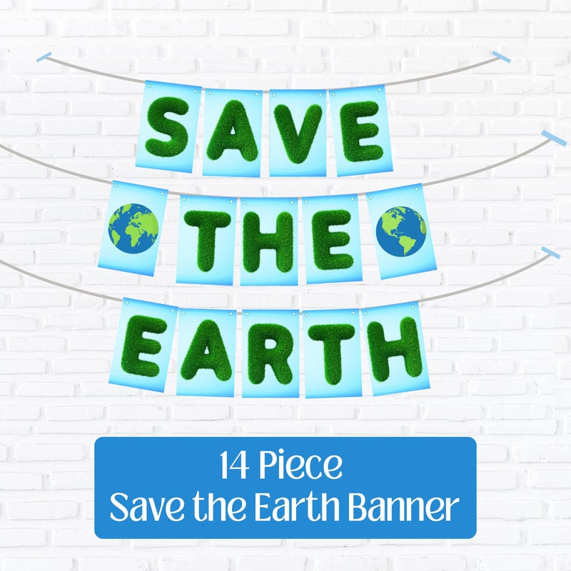 Earth Day Banner - Etsy
