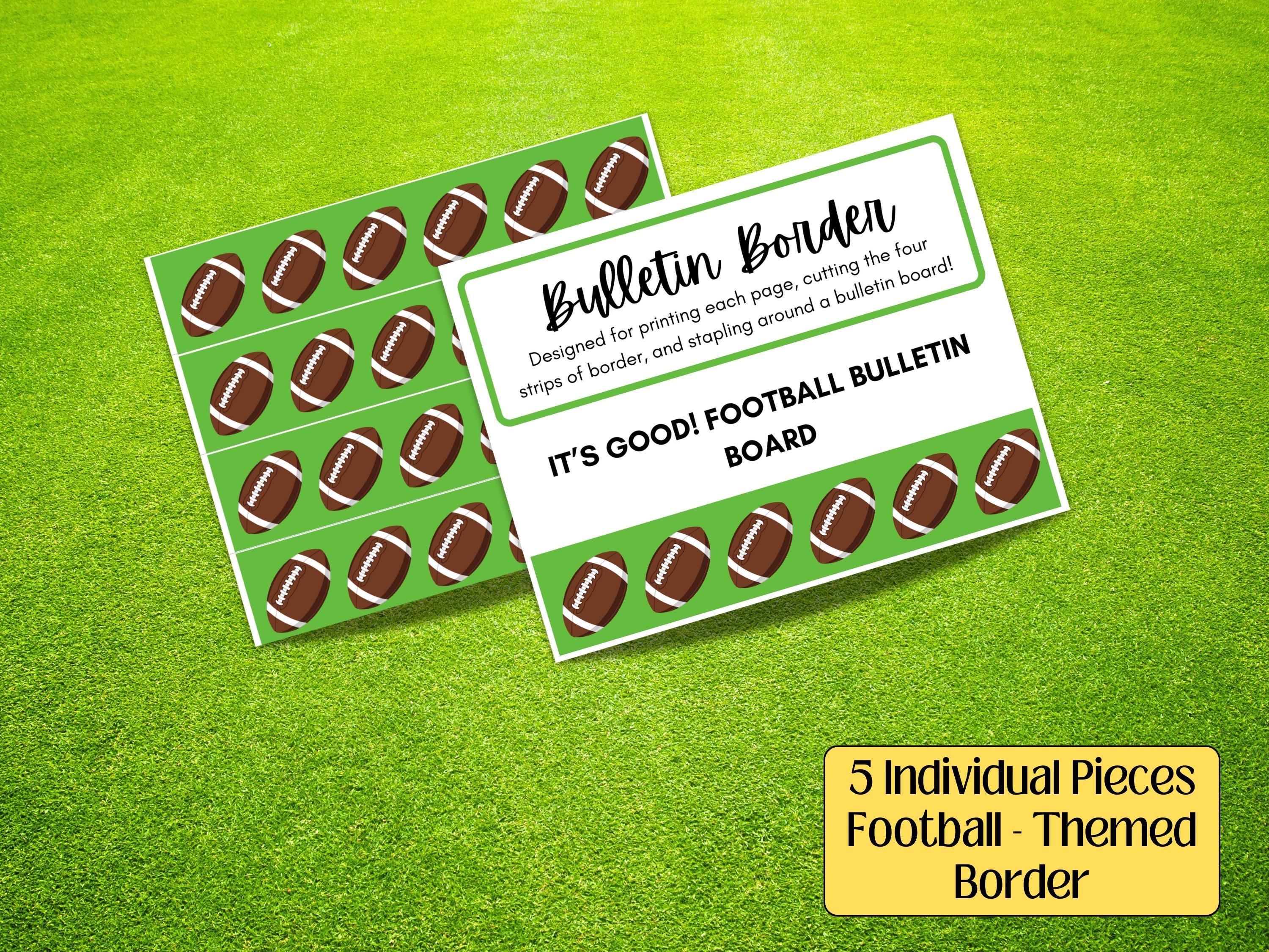 Super Bowl Bulletin Board Set | Football Classroom Decor | Game Day ...