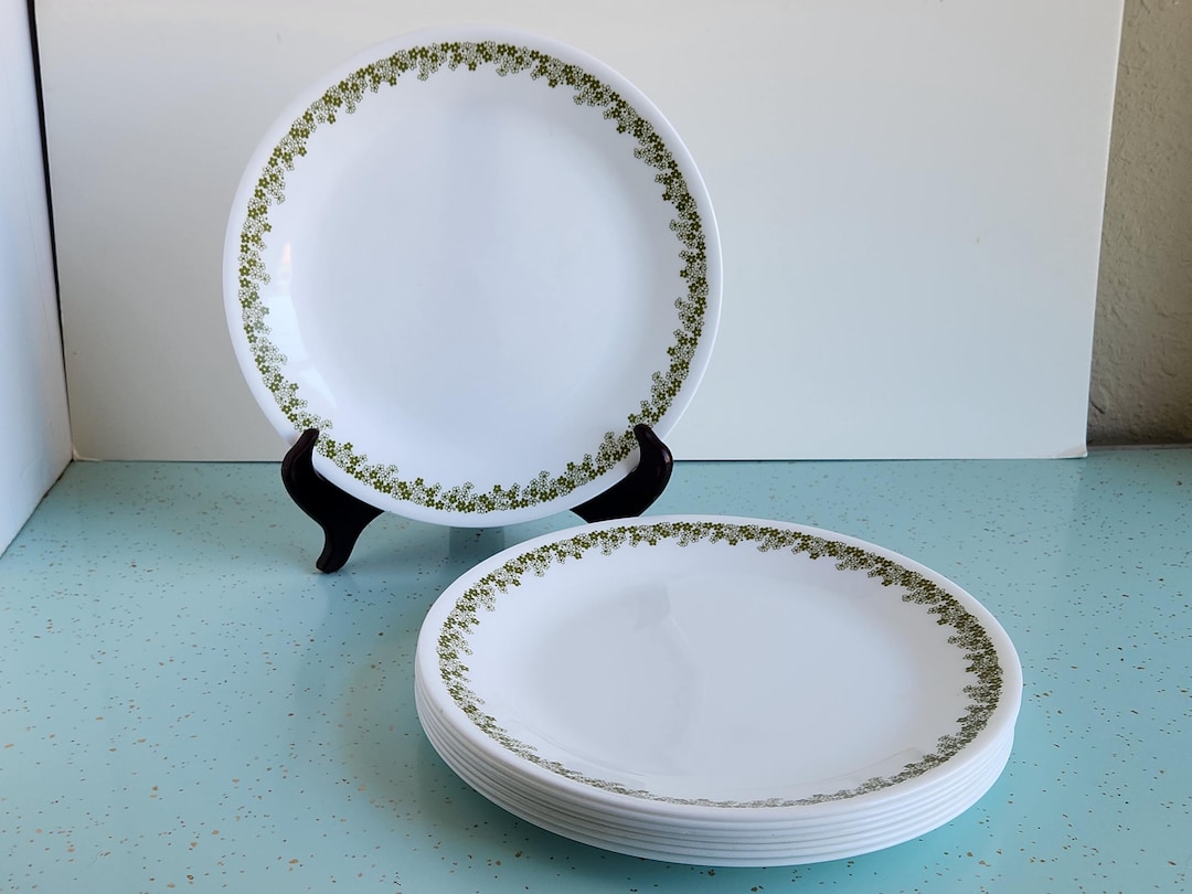 Dinner Plate Corelle Spring Blossom Green| Corning Ware | Avocado Green ...
