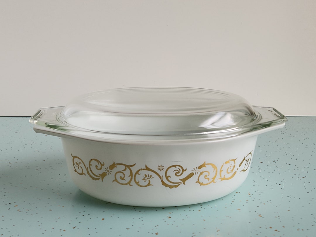 Pyrex 043 Oval Casserole Dish Empire Scroll Promo 1.5 Quart - Etsy