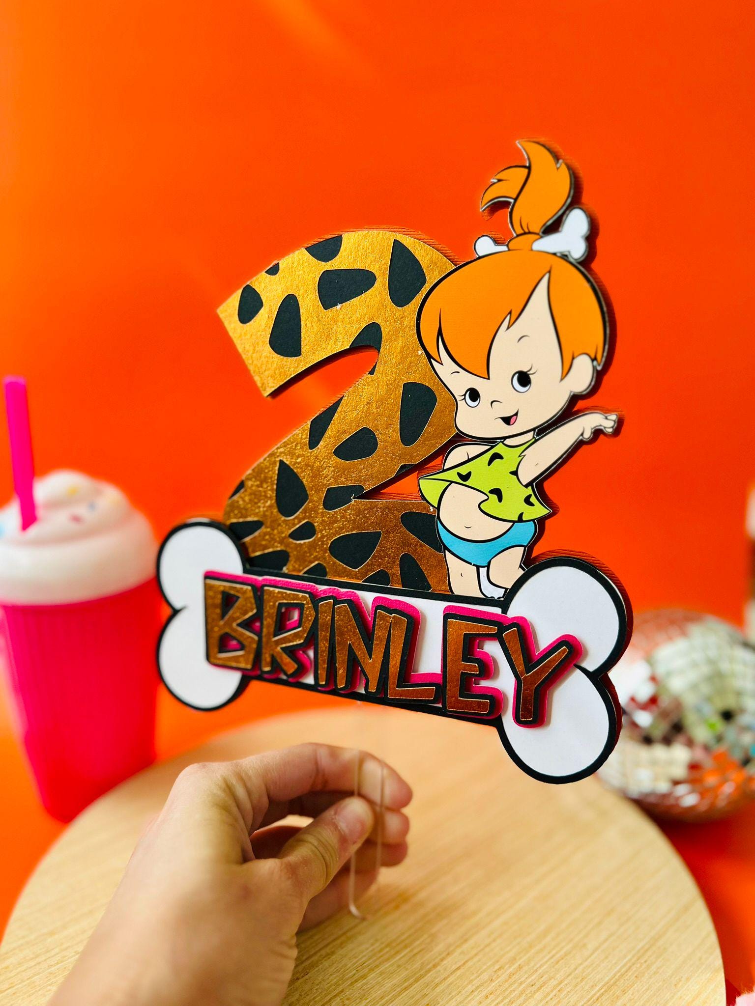Pebble Cake Topper-pebble Party- Pebble Birthday - Etsy