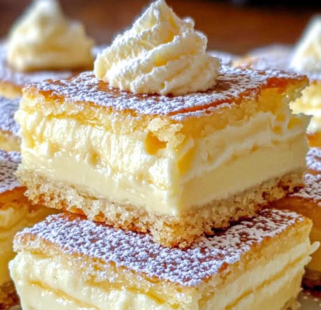 Vanilla Custard Cream Square Recipe (downloadable) - Etsy