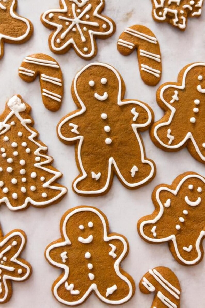 Christmas Gingerbread Cookies Recipe Festive Holiday Fun Baking ...