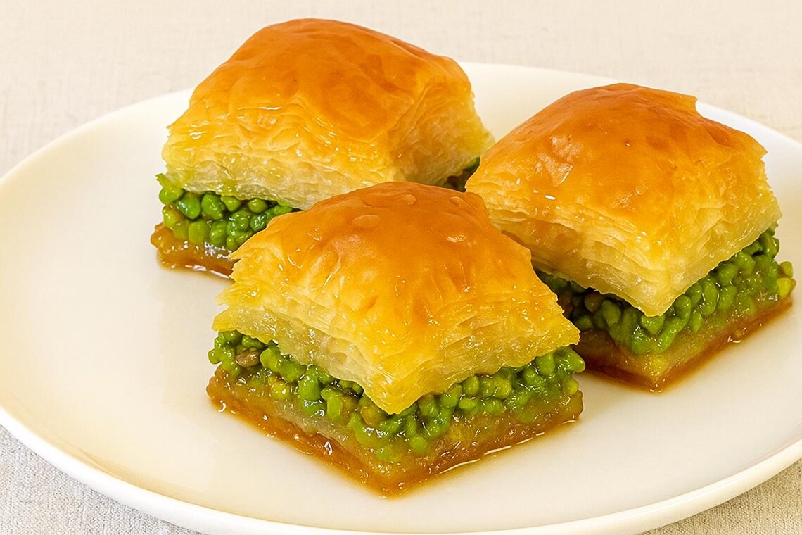 Pistachio Baklava Recipe: Authentic Turkish Dessert (PDF Pattern) - Etsy