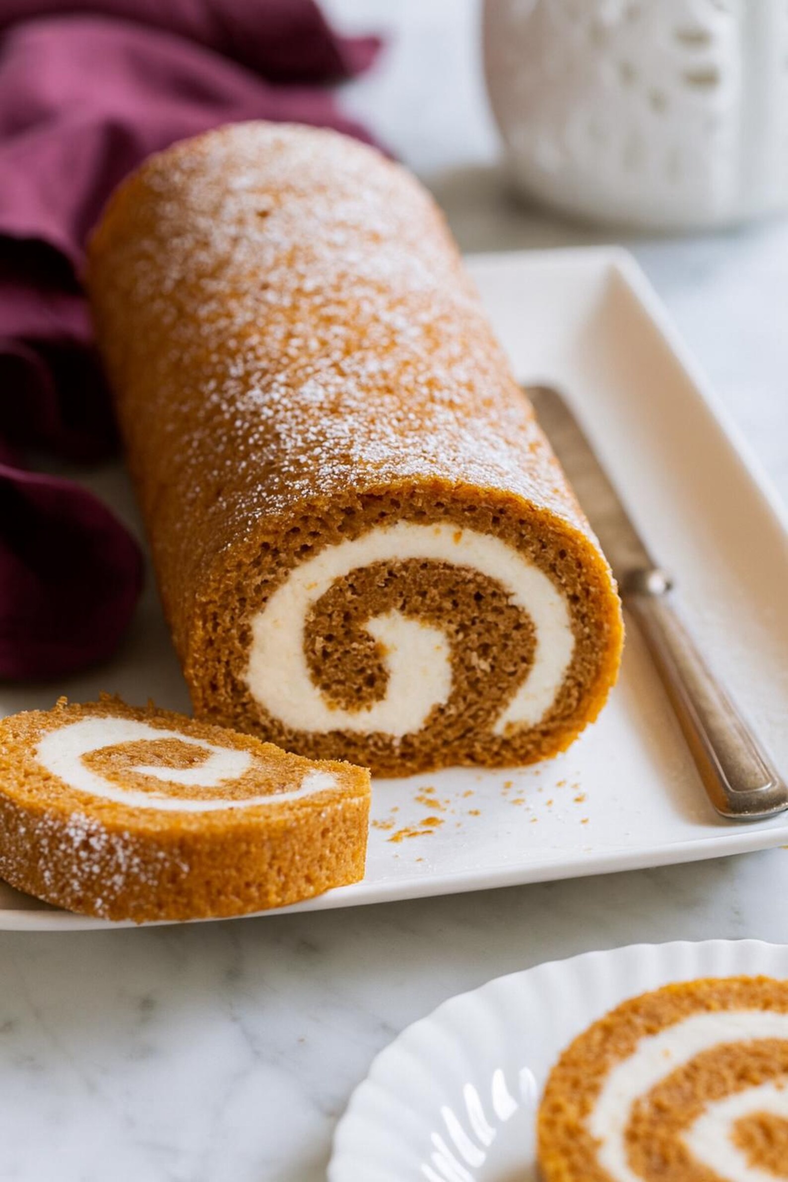 Pumpkin Cake Roll Recipe: Easy Dessert Baking Guide (PDF Pattern) - Etsy