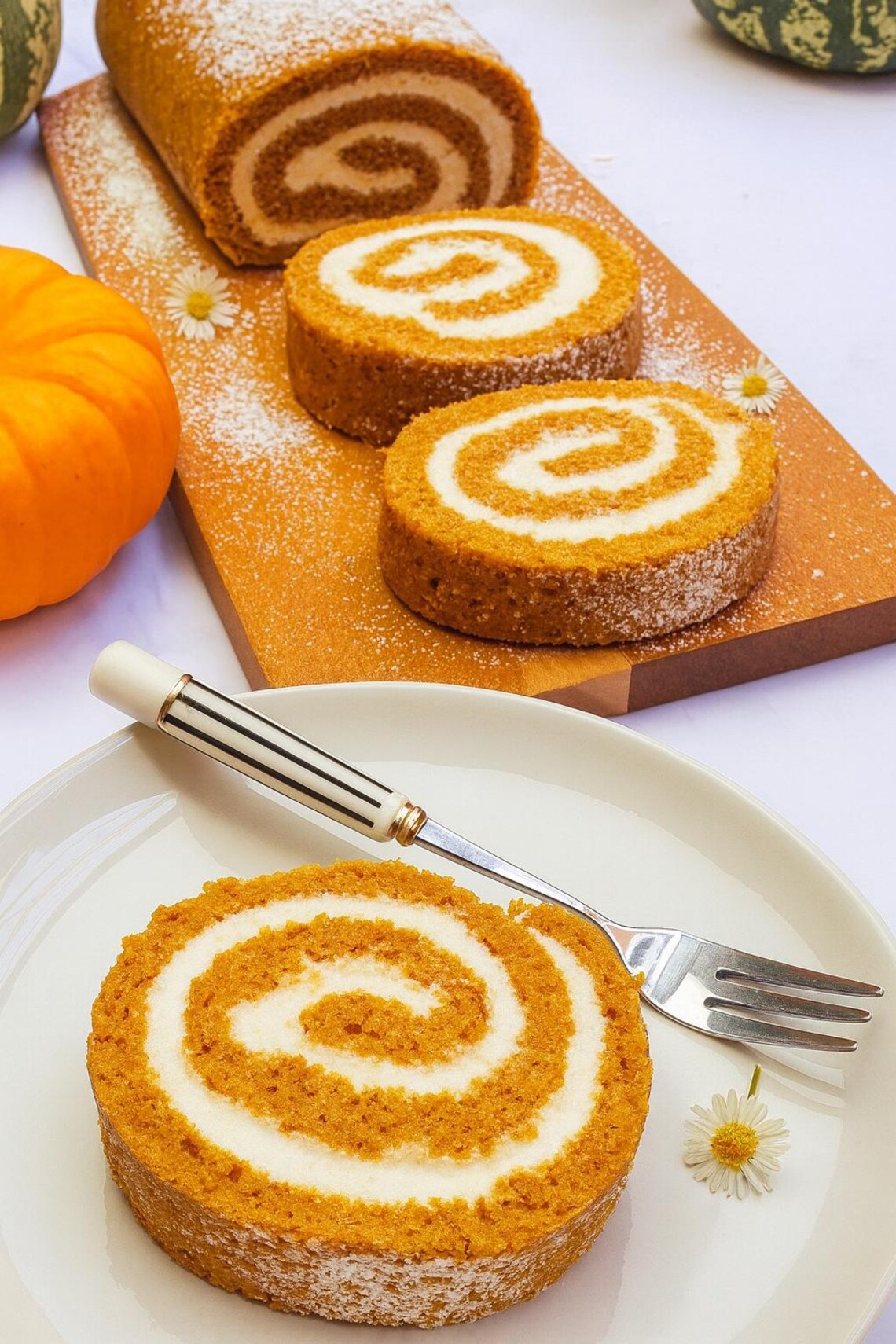 Pumpkin Cake Roll Recipe: Easy Dessert Baking Guide (PDF Pattern) - Etsy
