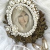 Old Hollywood Starlet, Mae Murray, Earrings With Rhinestones and Pastel ...