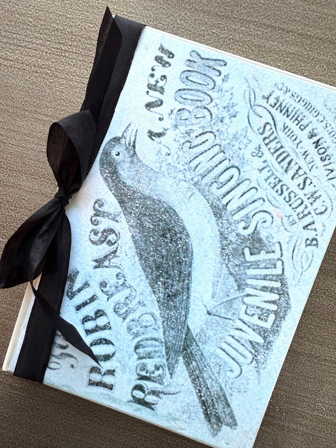 Vintage Book Cover - Journal / Hardbound Notebook - Etsy