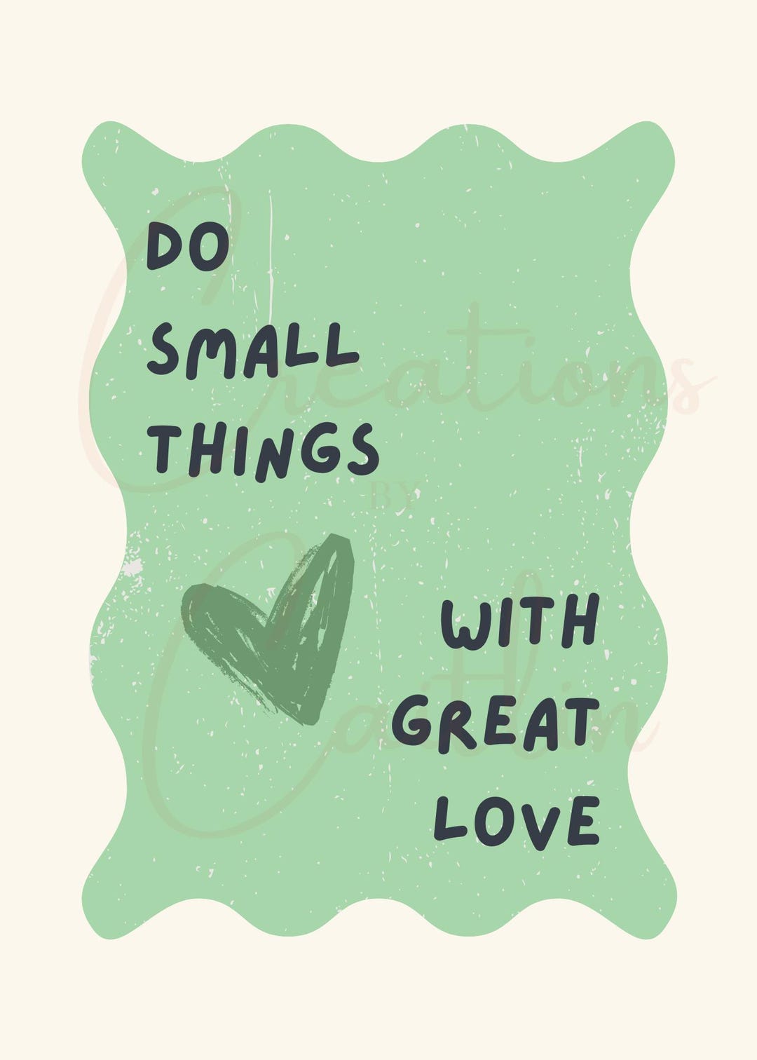 Do Small Things Print | Inspirational Wall Art (digital Download) - Etsy