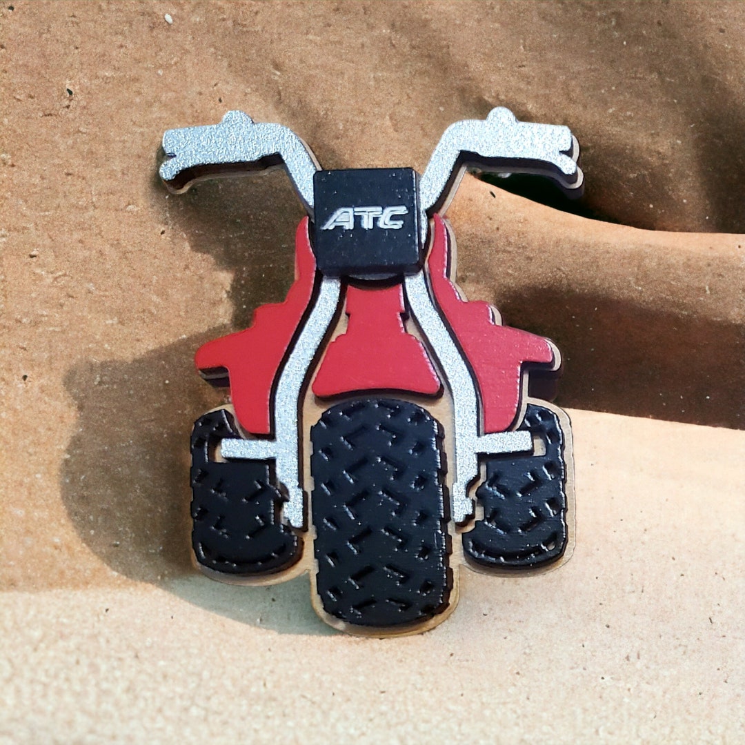 Vintage 3 Wheeler Magnet Honda 80's 3wheeler 3 Wheeler Quad Motorcycle ...