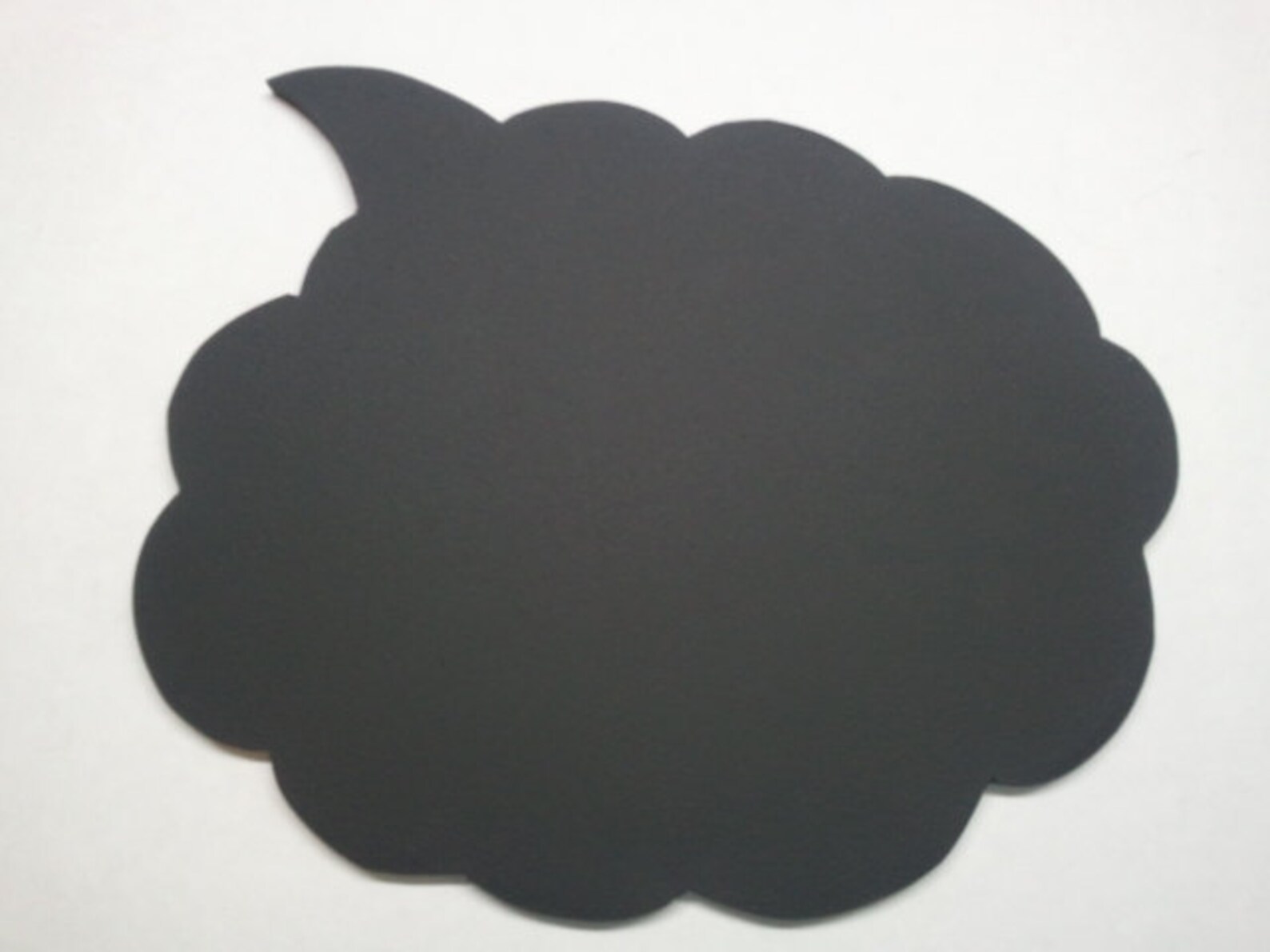 1 (one) Chalkboard Speech Bubble Double Sided Wedding Photo Booth Props ...