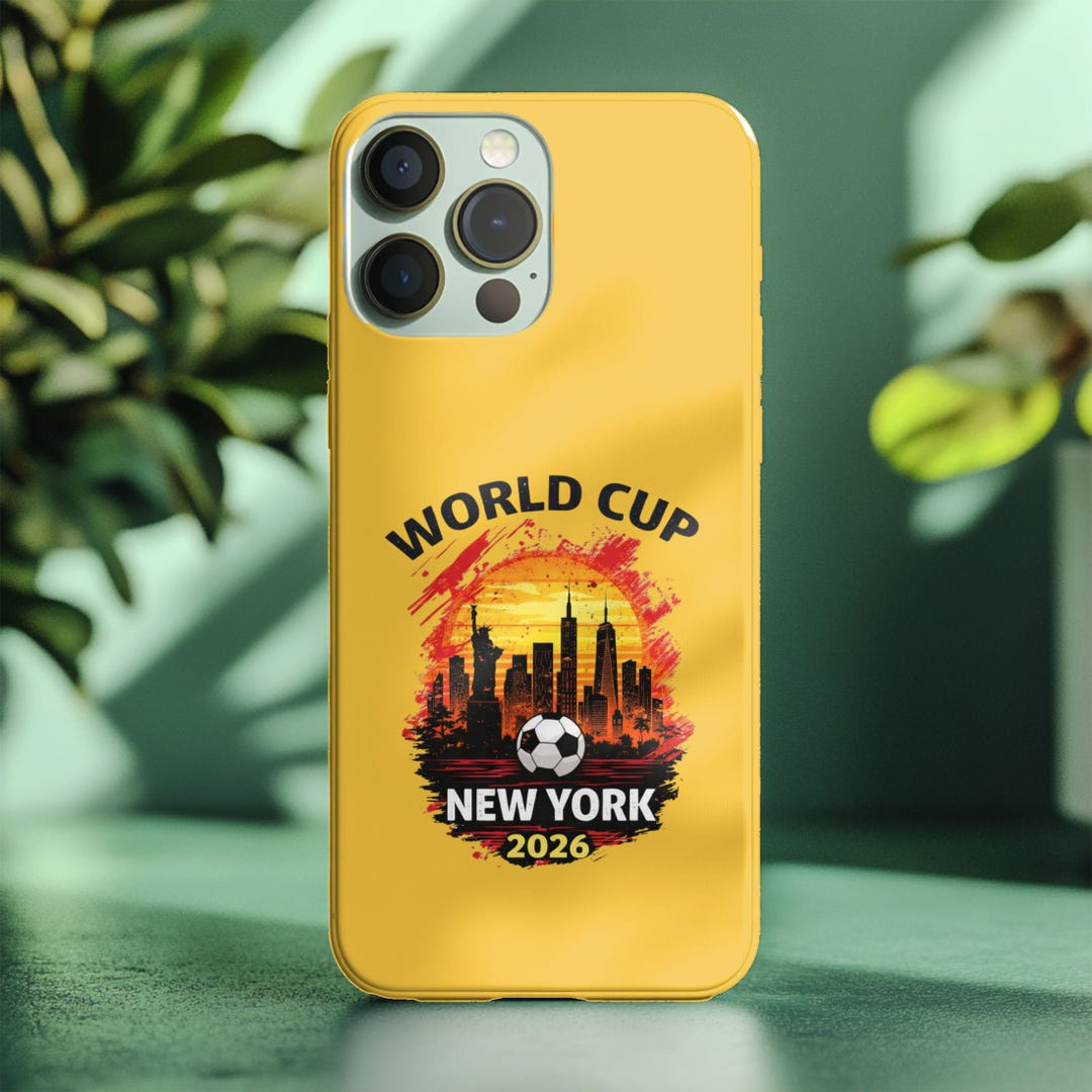 World Cup 2026 New York Phone Case, Soccer Fan iPhone Case, NYC World ...