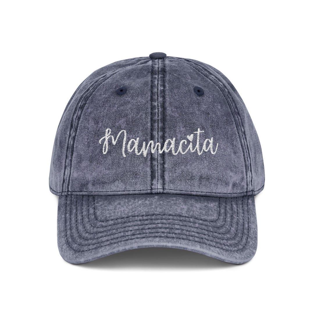 Embroidered Mamacita Vintage Cap, Quote, Mommy Mother Cap, Retro ...