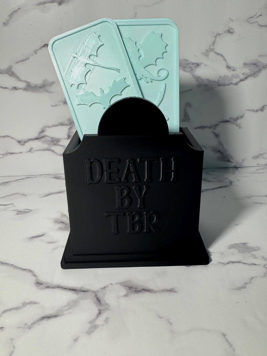 Death by TBR Bookmarks Holder | Tombstone Bookmark Organizer | Bookish ...