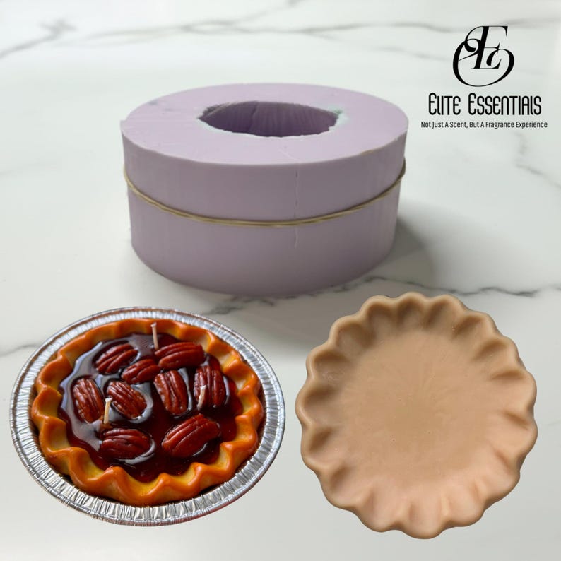 Silicone Mold- Whole Pie Crust Open Cripple - Etsy