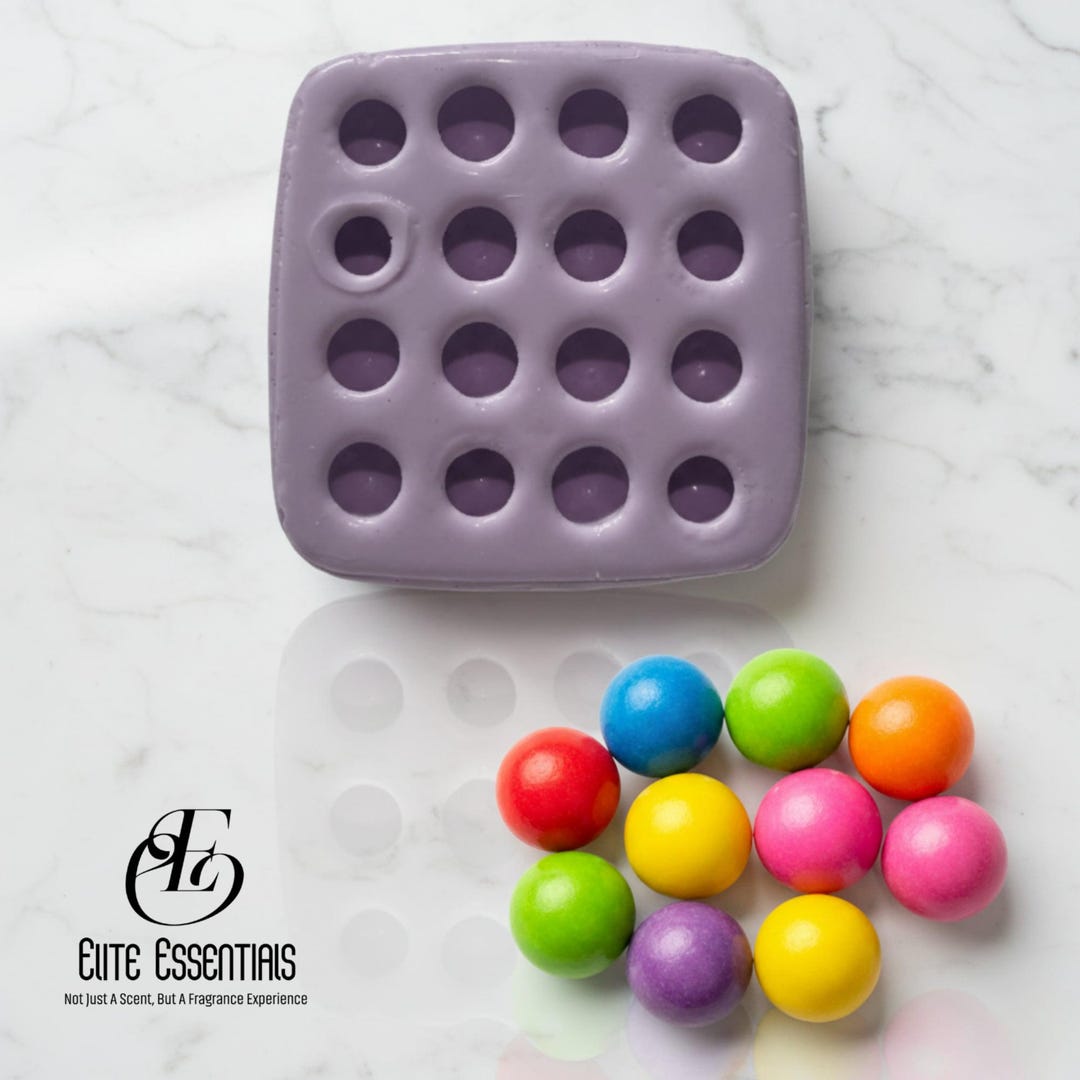 Silicone Mold - 16 Cavity Small Gum Balls - Etsy
