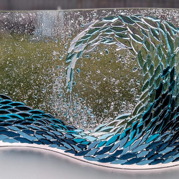 Glass Wave Sculpture - Etsy