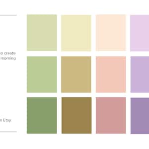 Easter Bunny Color Palette / Spring Color Palette / Wedding Color ...