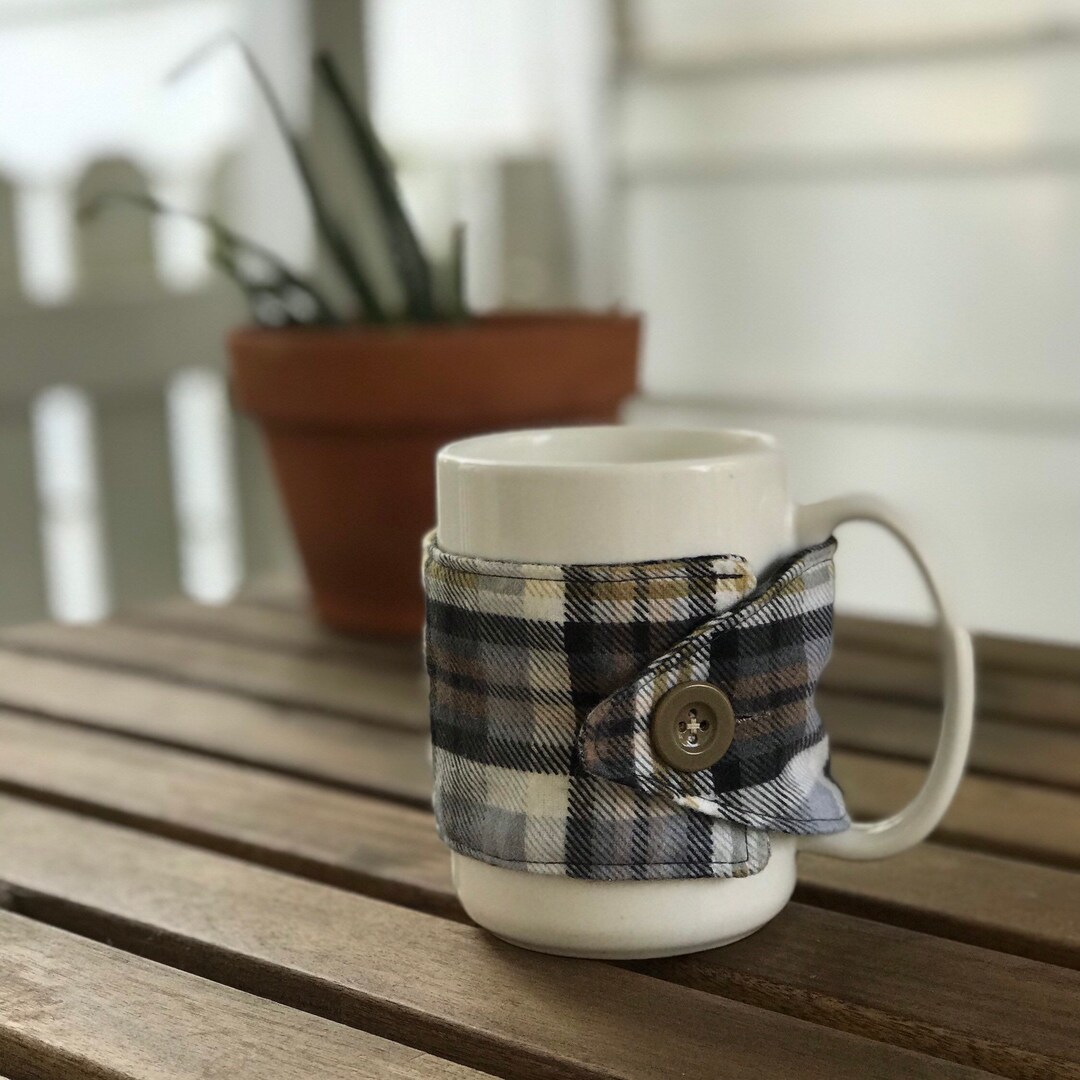 Coffee Mug Cozy/fall Cozy/coffee Cozies/flannel Cozy/flannel Cozies ...