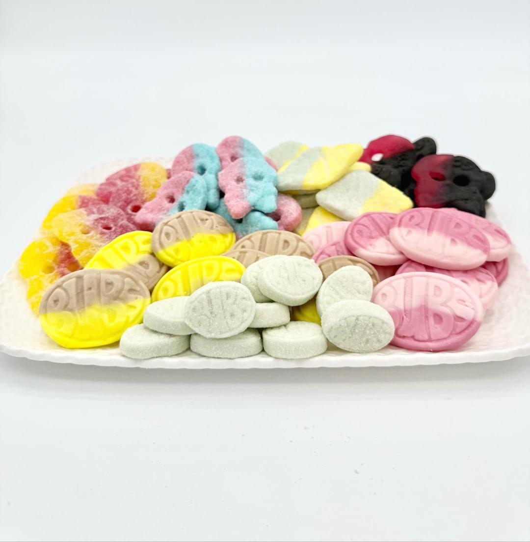 1 Lb Bubs Swedish Candy Mix, Sour Sweet Foam Candy - Etsy