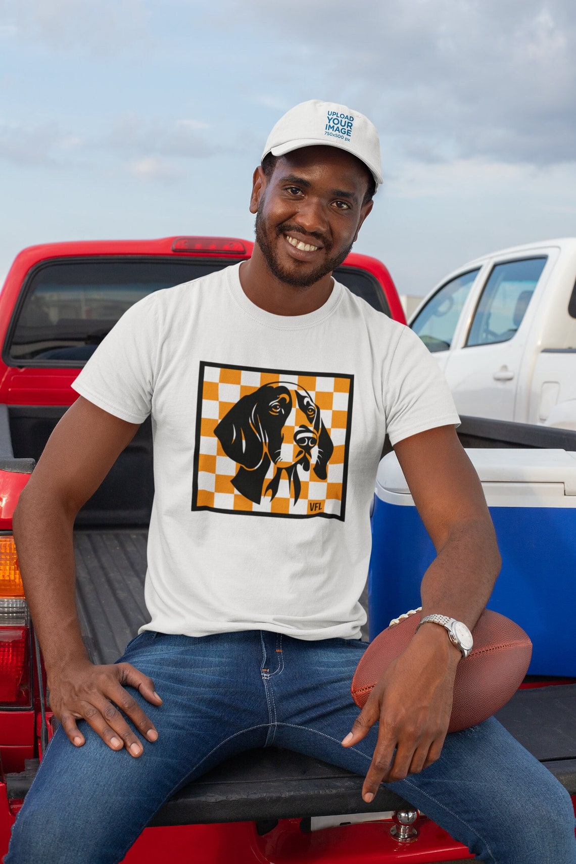 Checkerboard Smokey | Tennessee Vols | VFL | Unisex Short Sleeve Tee - Etsy