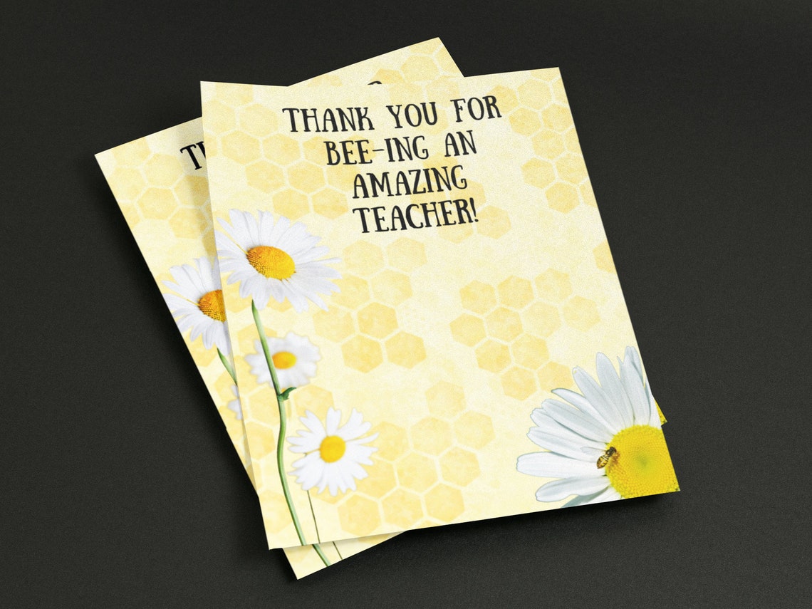 Thank You for Bee-ing an Amazing Teacher! Teacher Appreciation ...