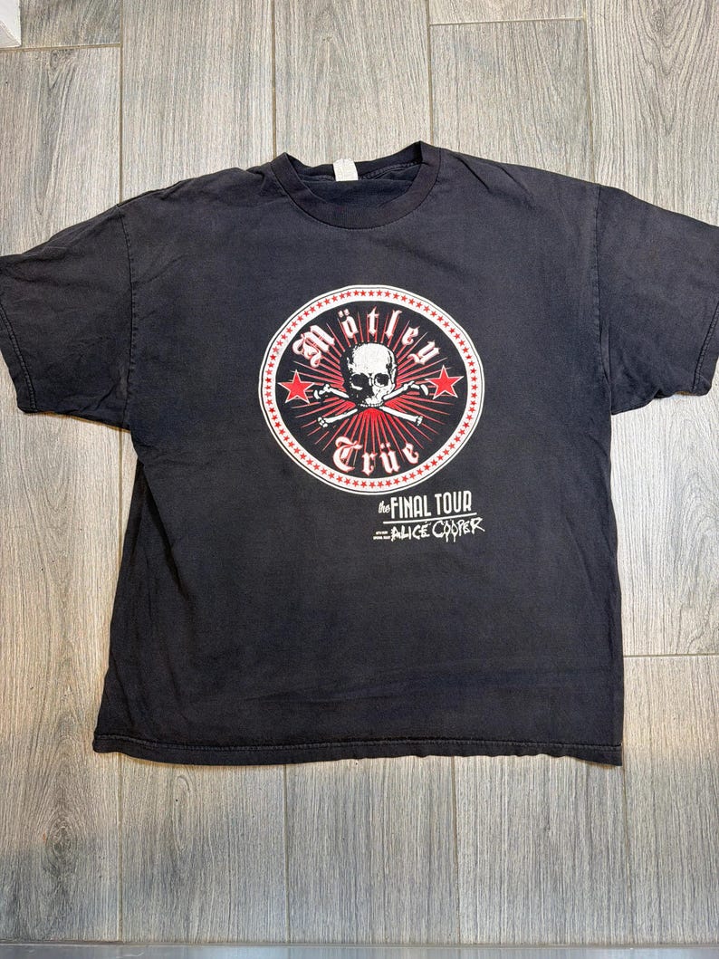 Motley Crue the Final Tour All Bad Things Must End Black T-shirt 2xl - Etsy