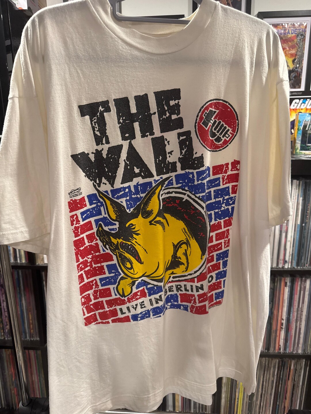 The 1990 Pink Floyd Levi Charity Berlin Wall German XL Pig - Etsy