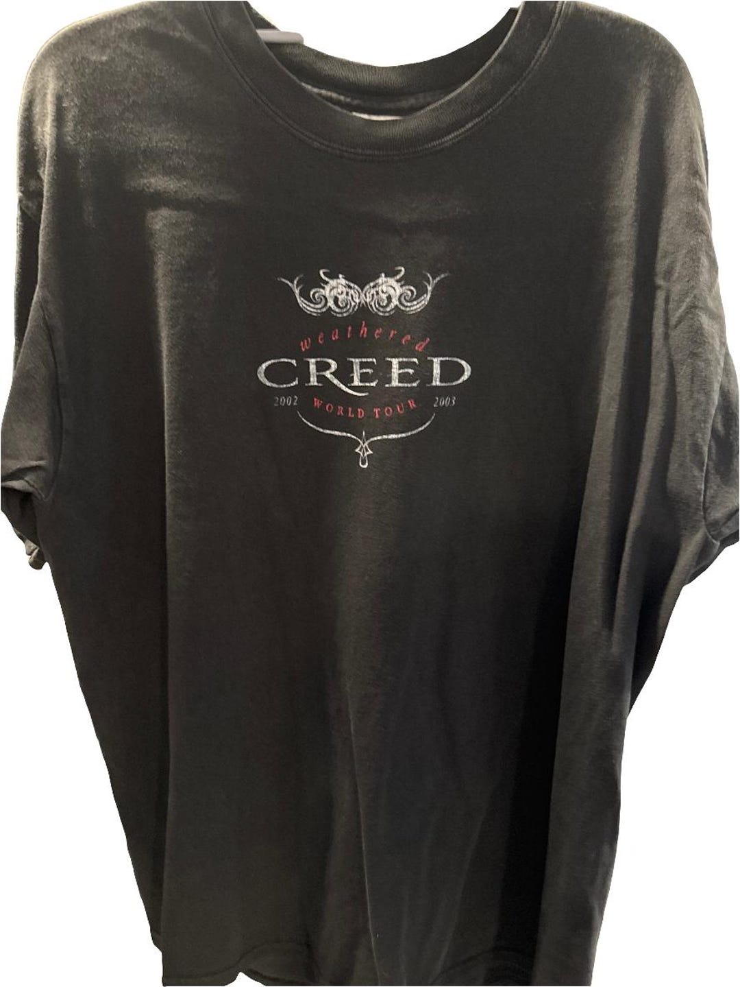The 2002-2003 Creed Weathered World Tour T Shirt Black Large Gildan ...