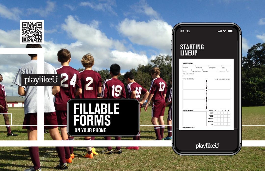 Player Game Reflection Form: Fillable PDF for Coaches - Etsy