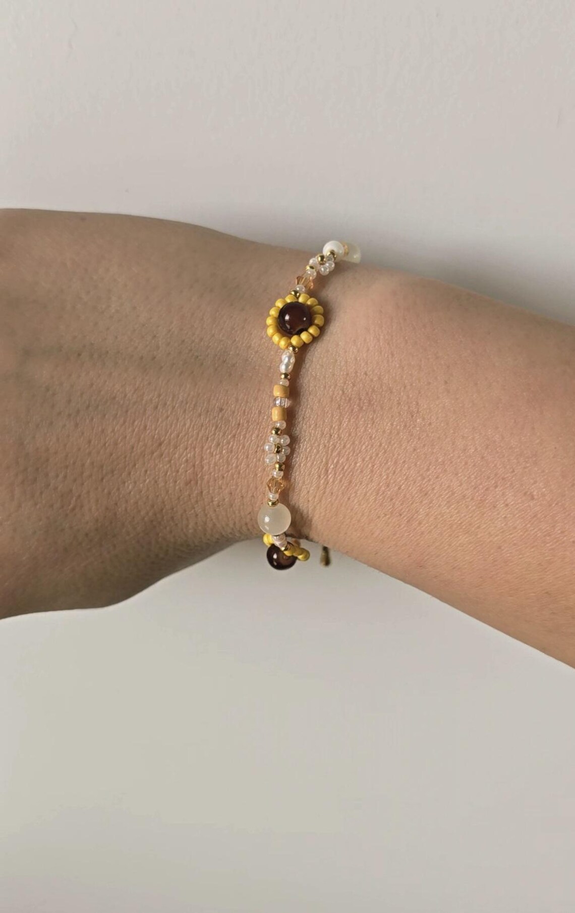 Sunflower Sunset - Sunflower Bracelet - Etsy