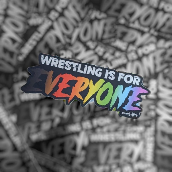 Wrestling Stickers - Etsy