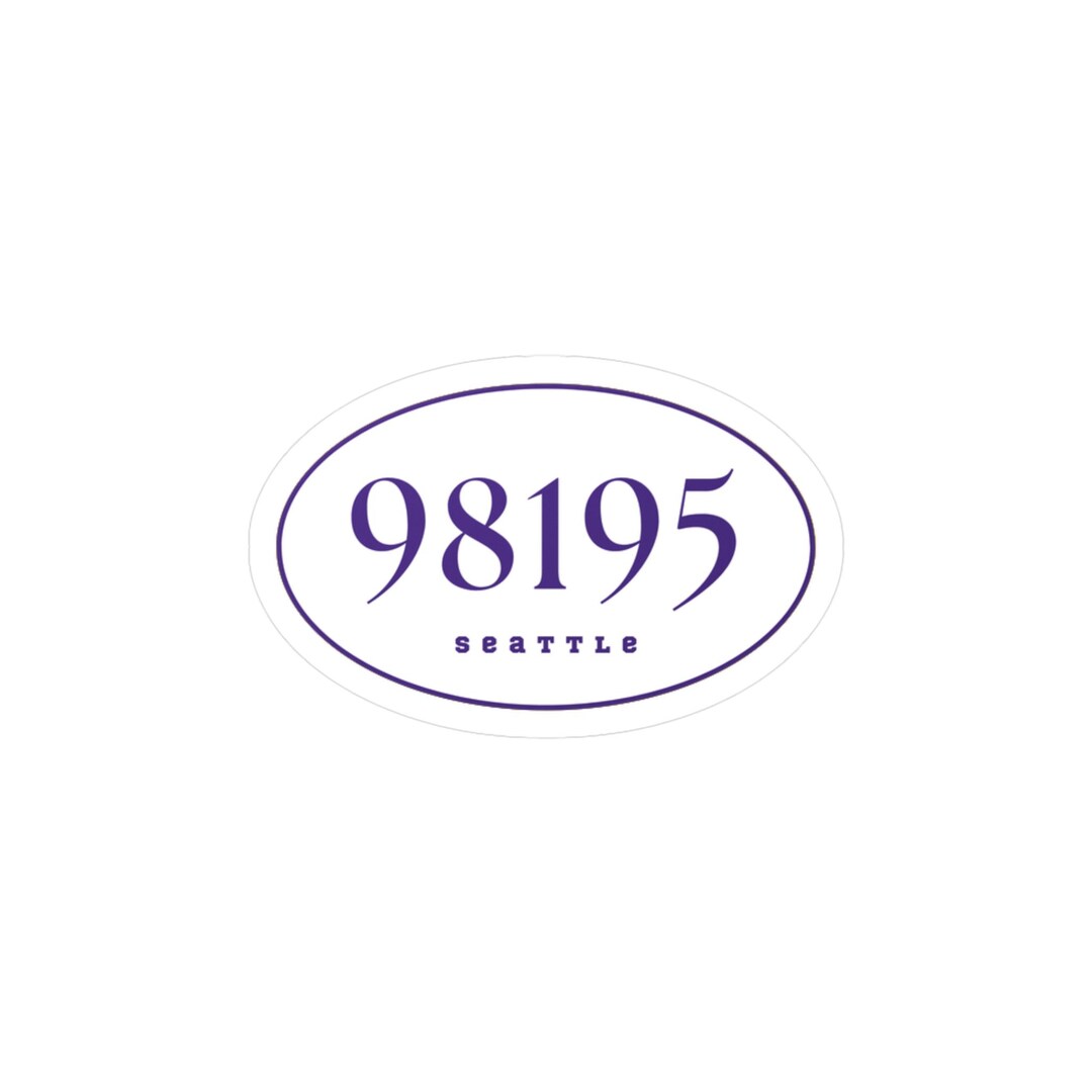 University of Washington Zip Code Sticker - Etsy