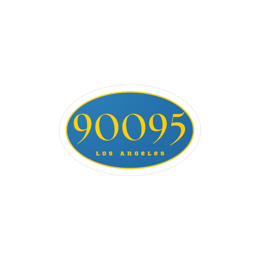 UCLA Zip Code Sticker - Etsy