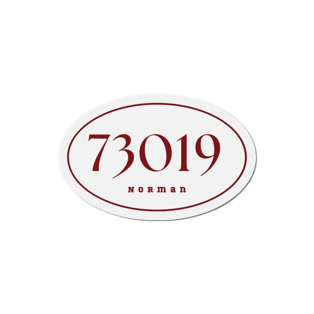 University of Oklahoma Zip Code Magnet - Etsy