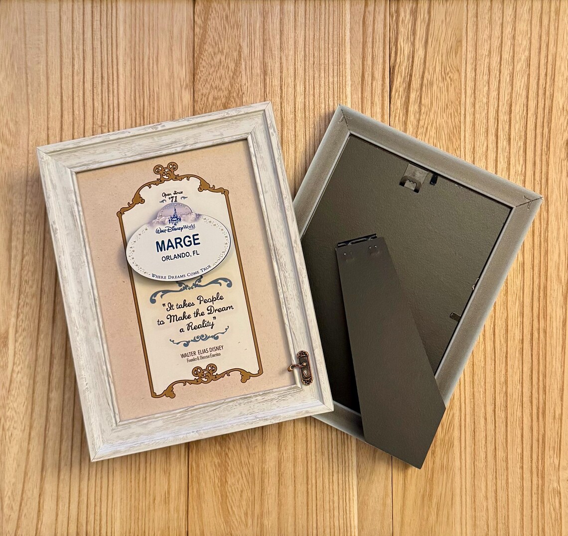 Cast Member Name Tag Frame | Casting Agency Door | DCP | WDW | DL - Etsy