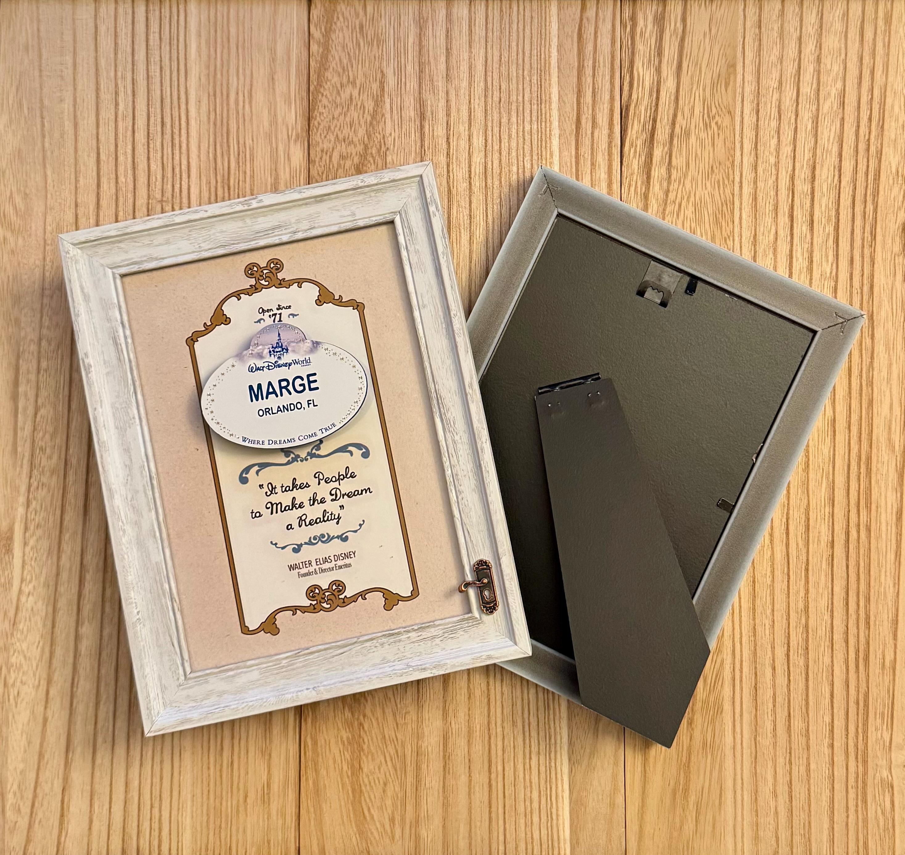 Cast Member Name Tag Frame | Casting Agency Door | DCP | WDW | DL - Etsy