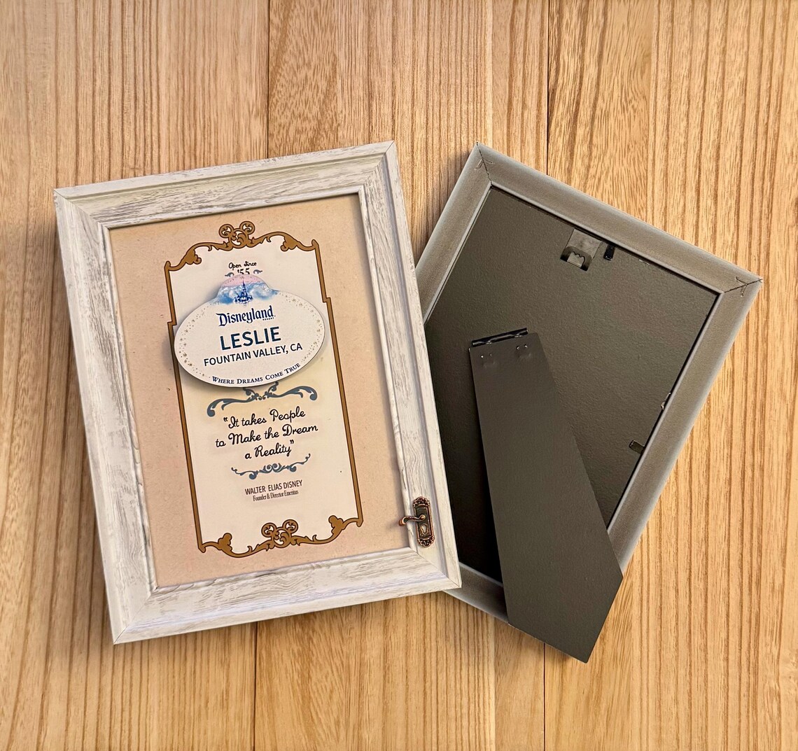 Cast Member Name Tag Frame | Casting Agency Door | DCP | WDW | DL - Etsy