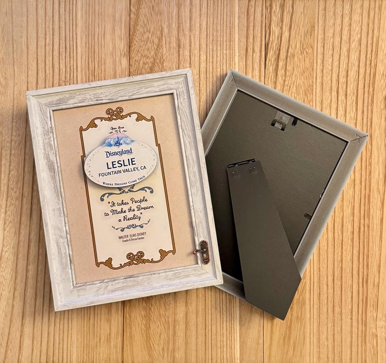 Cast Member Name Tag Frame | Casting Agency Door | DCP | WDW | DL - Etsy