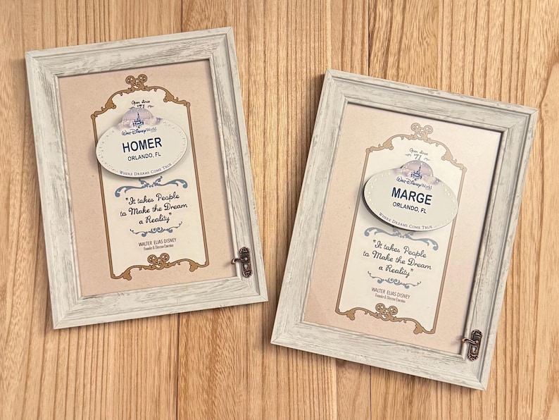 Cast Member Name Tag Frame | Casting Agency Door | DCP | WDW | DL - Etsy