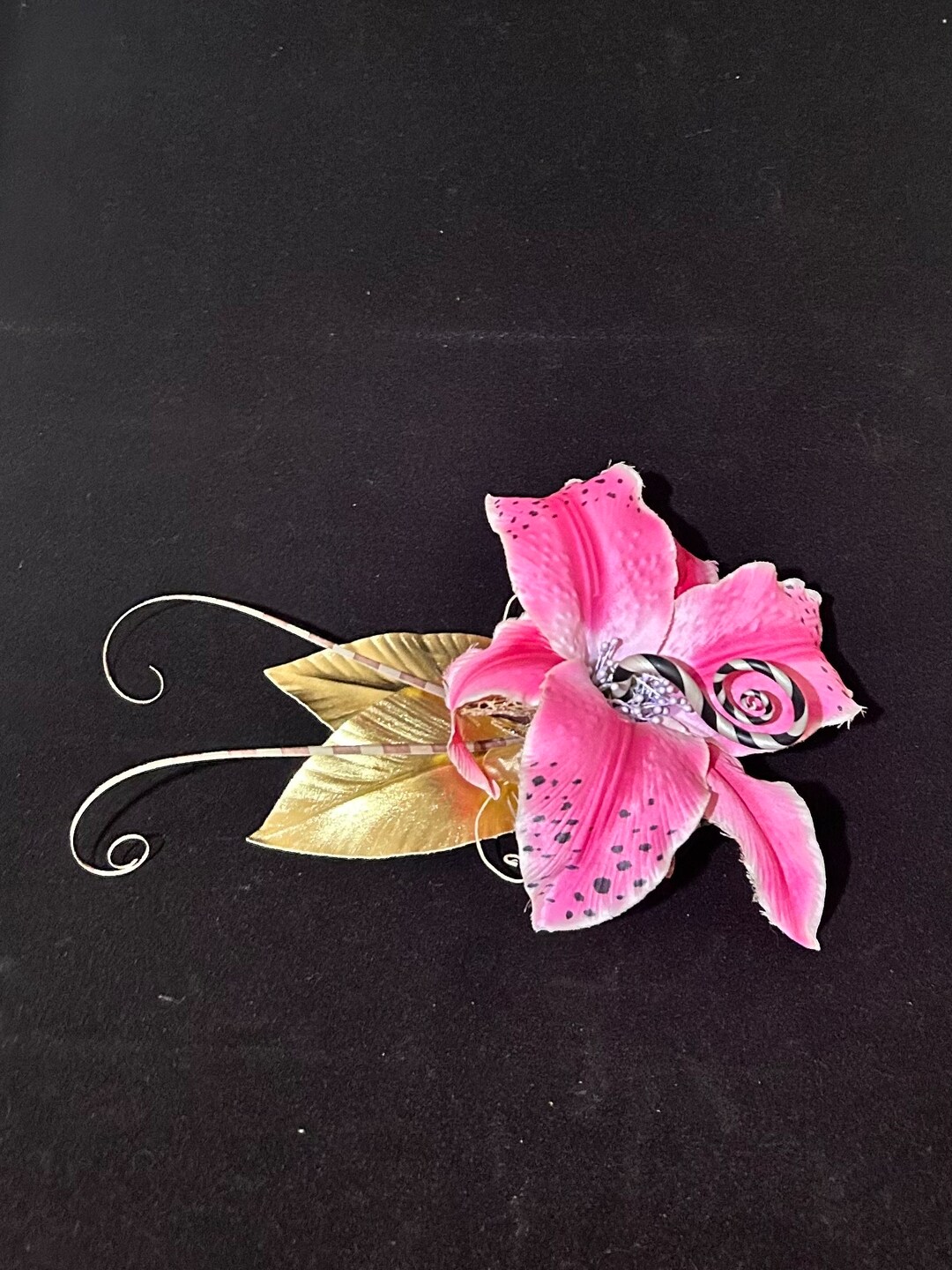 Wonderland Swirls Circus Stargazer Lilly Glamour Flower Clip - Etsy