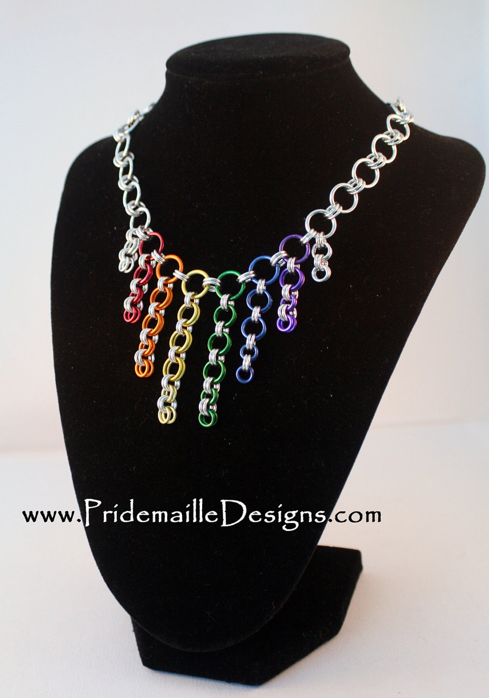 Cascade Necklace - Rainbow - Etsy
