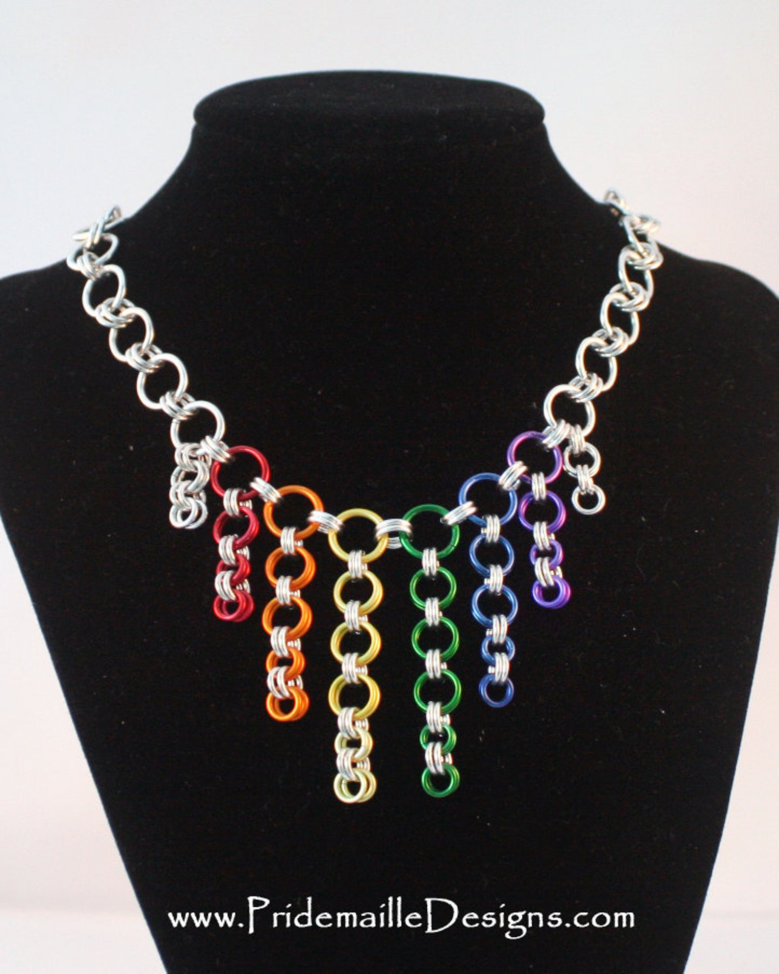Cascade Necklace - Rainbow - Etsy