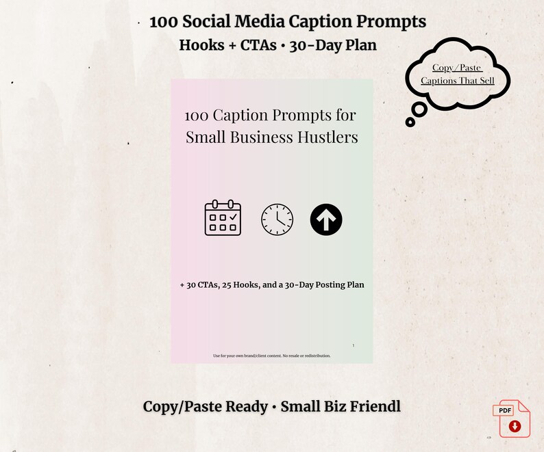 100 Social Media Caption Prompts (+ Examples) for Small Business ...