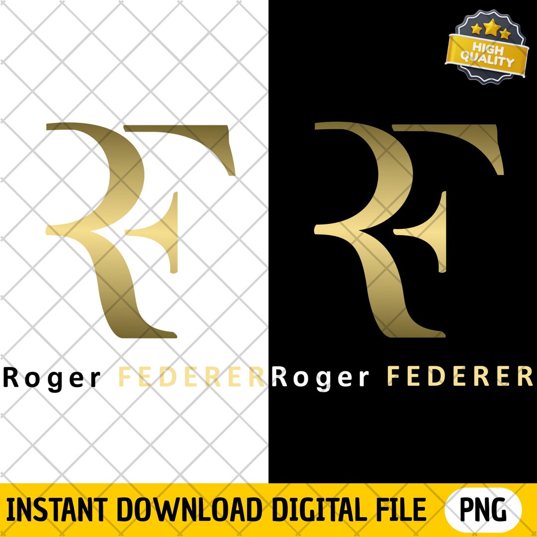Roger Federer Logo PNG Digital Download Usa Size - Instant Download - Etsy
