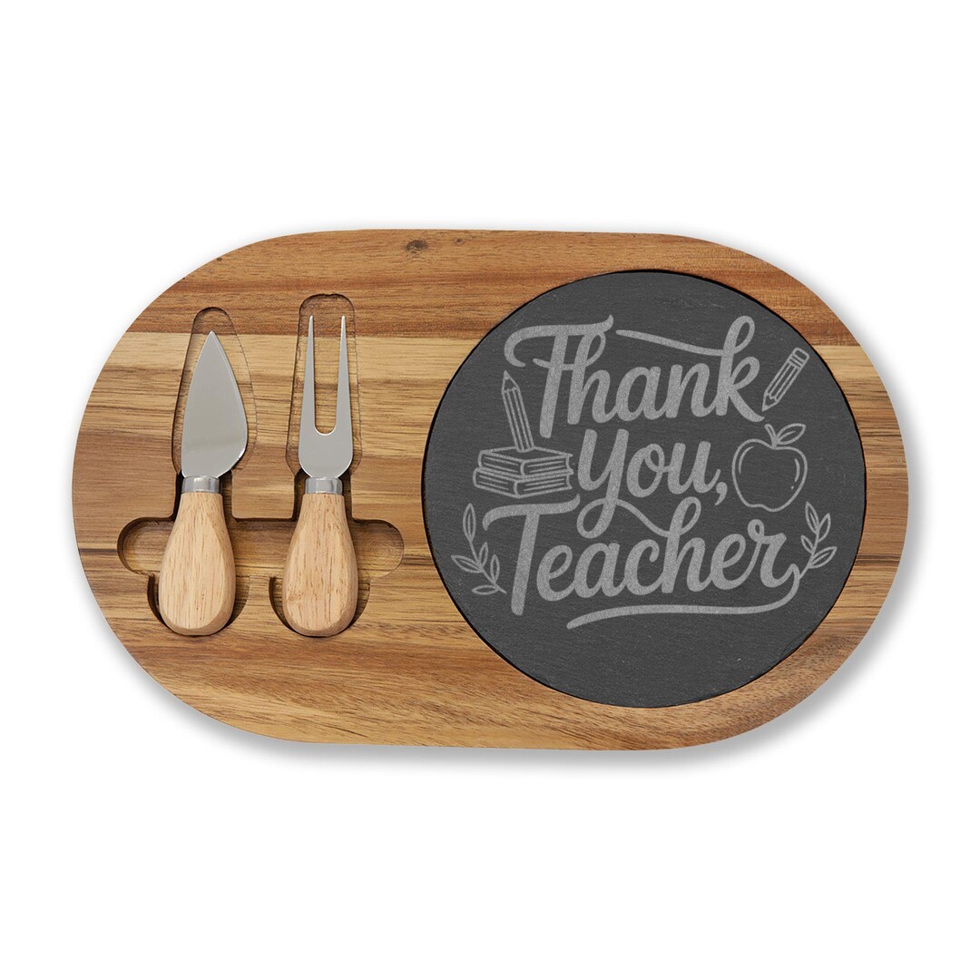 Personalised Charcuterie Board for Teachers, Unique Teacher Gift ...
